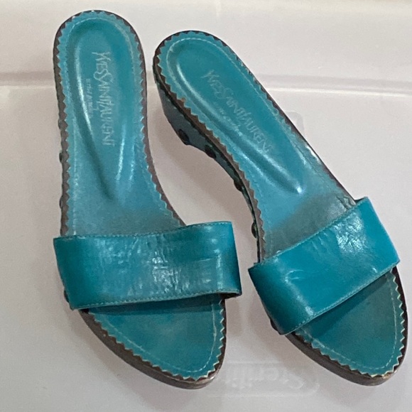Yves Saint Laurent | Shoes | Vintage Ysl Yves Saint Laurent Slide ...